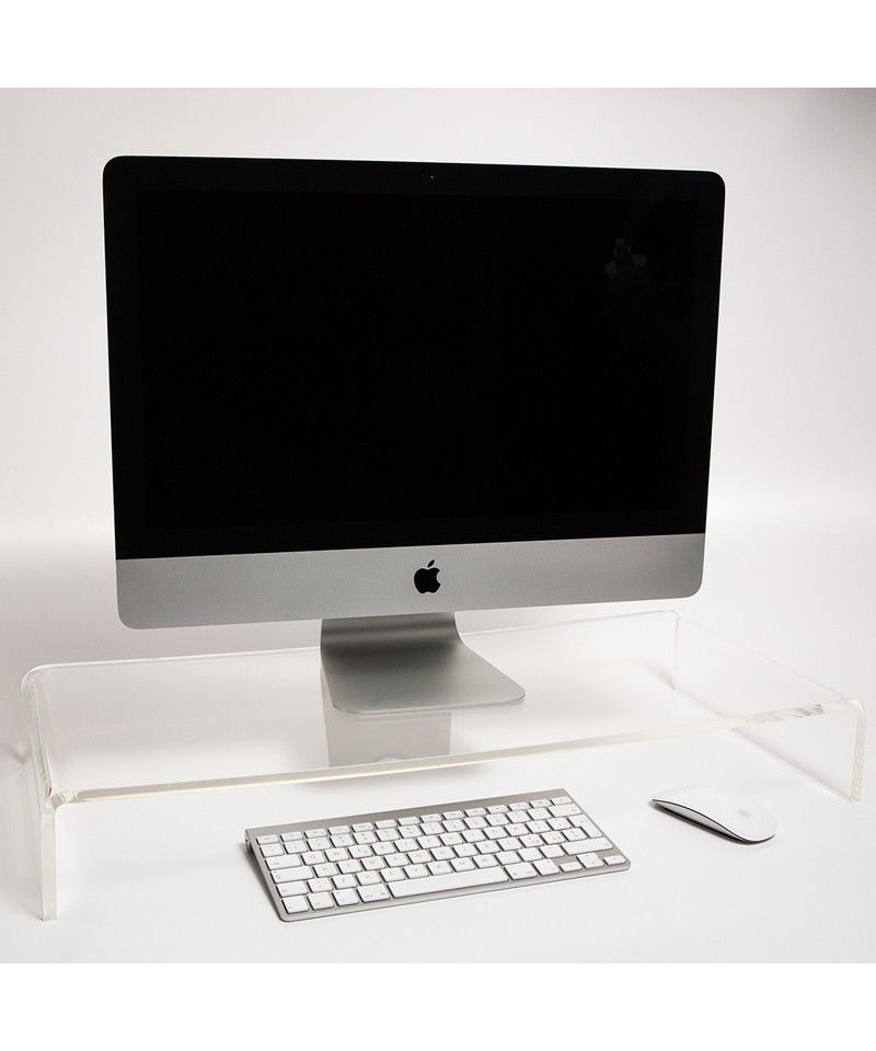 Alzatina 30x25h40 supporto in plexiglass per TV e PC